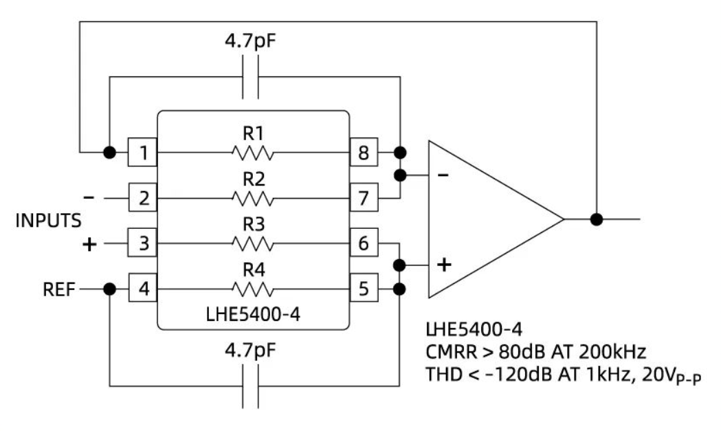 国产兼容替代LT5400--LHE5400 四电阻匹配网络 - 深圳市名亨科技有限公司